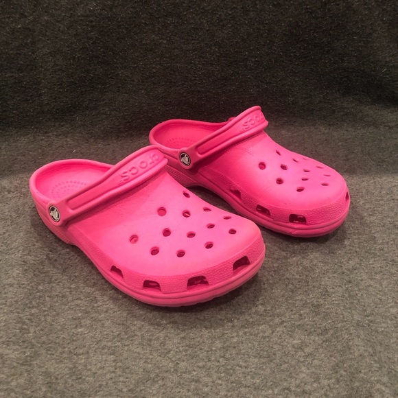 CROCS | Shoes | Rare Pink Crown Crocs | Poshmark